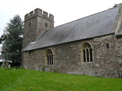 Walking in the country: Llangybi