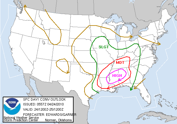 MWN Blog: Rare "high risk" issued by Storm Prediction Center