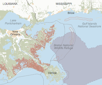 pb update: NY Times:Interactive oil spill map