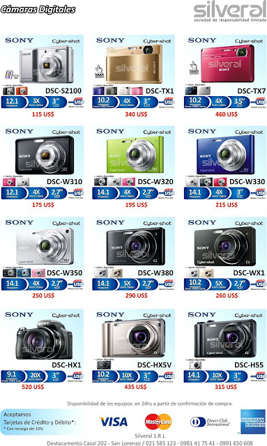 :: Silveral :: Todo lo que necesitás!: Oferta de Camaras Digitales!
