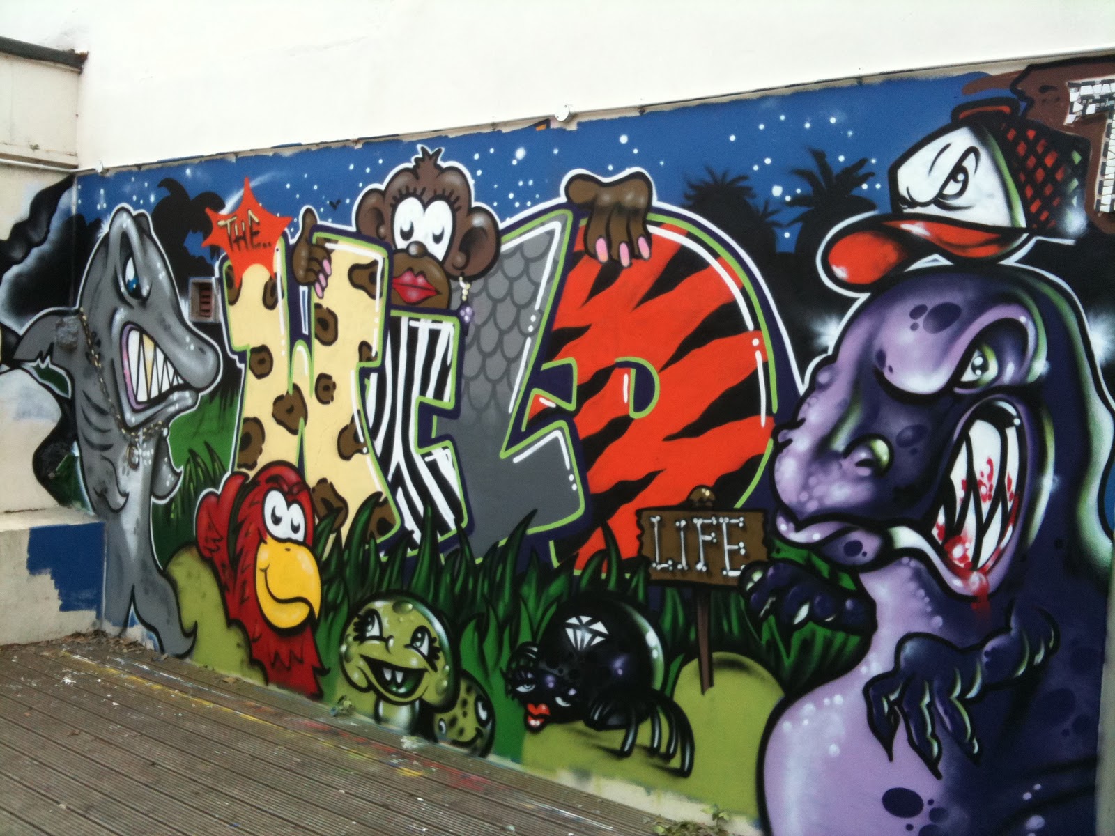 Graffiti Art Workshops and Commissions: Tenby Youth Centre