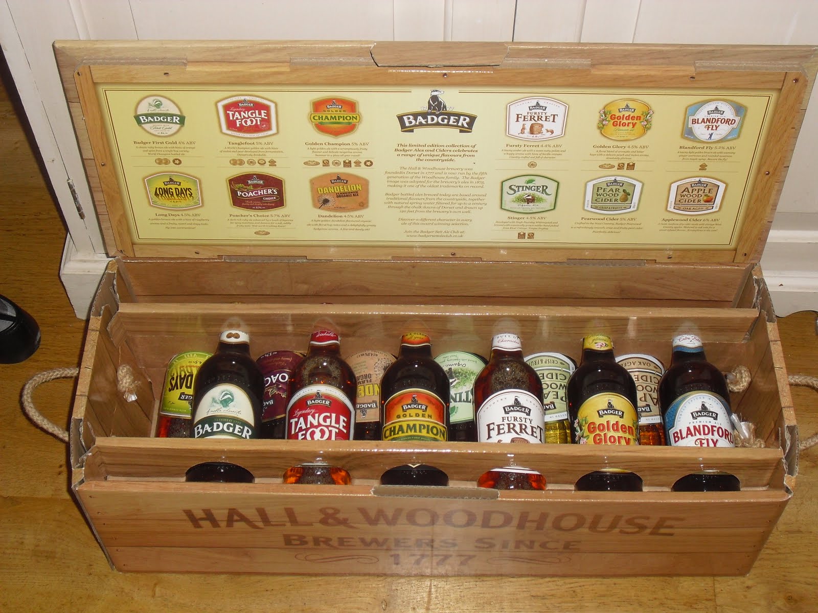 Beer Justice: Hall & Woodhouse - A Gun Box of Beer