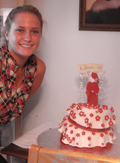 Hey Cupcake: Strawberry Shortcake Graduation Cake