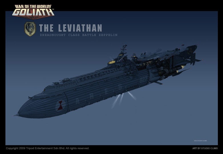 Yours in a White Wine Sauce!: Dreadnought Class Battle Zeppelin