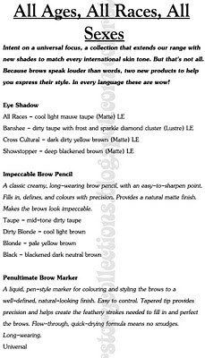 MAC Color Story Collections & Face Charts: MAC All Ages, All Races, All ...