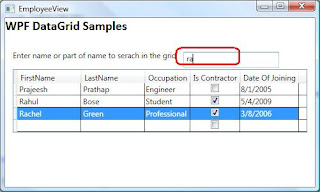 Born to Automate : Working with WPF DataGrid - Part 6