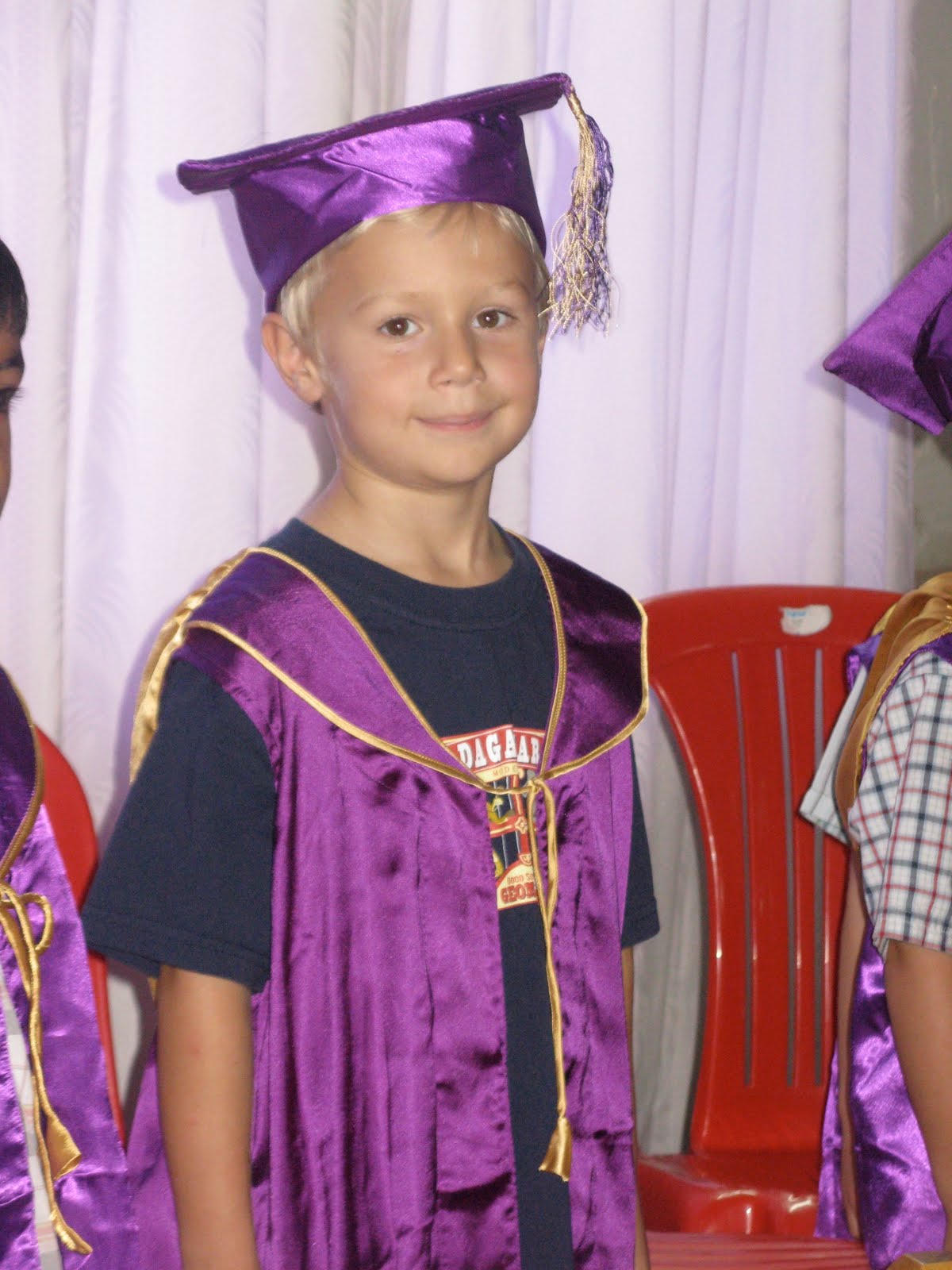 Annika and Auggie move to India: August's Graduation