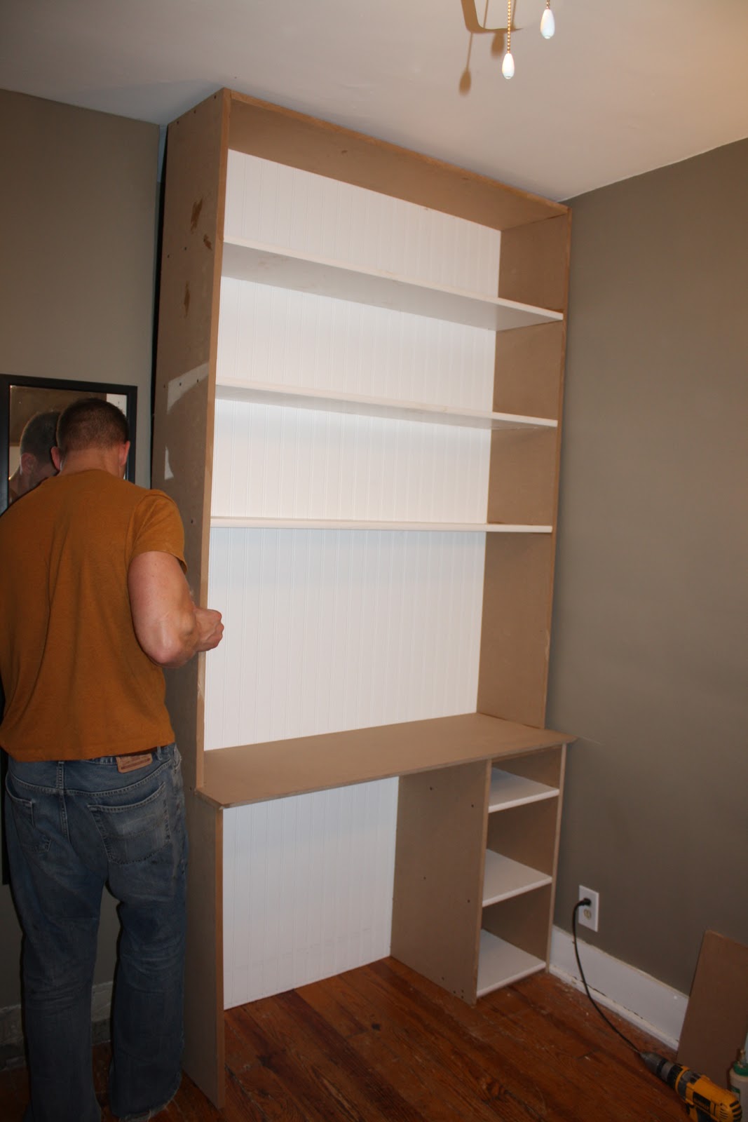 House on Tufton: DIY Project: Build custom built-in desk