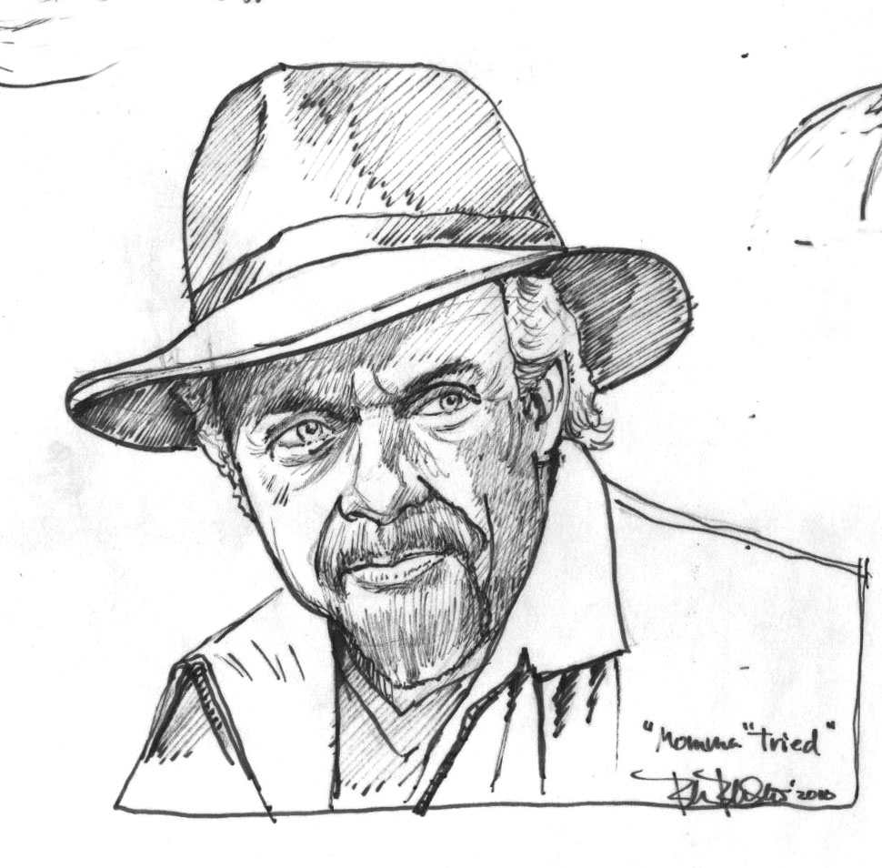 GraphicGumbo...Daily: A Merle Haggard "Inspired" Sketch...