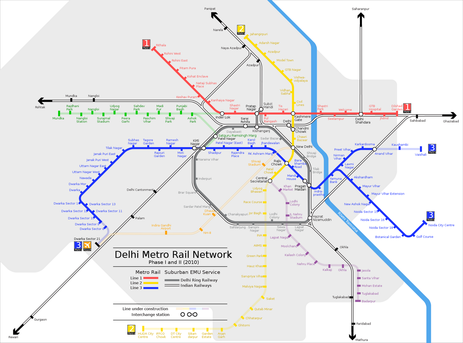 Mint flavour: Metro Rail and City Rail Maps