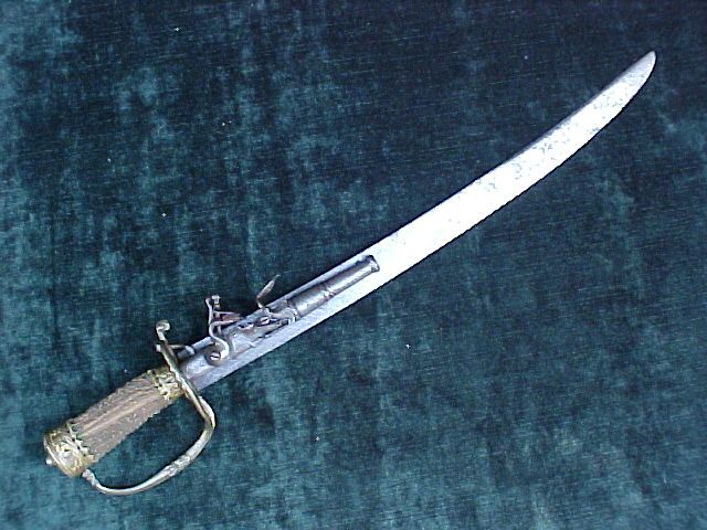 Firearms History, Technology & Development: Combined Firearms: Swords