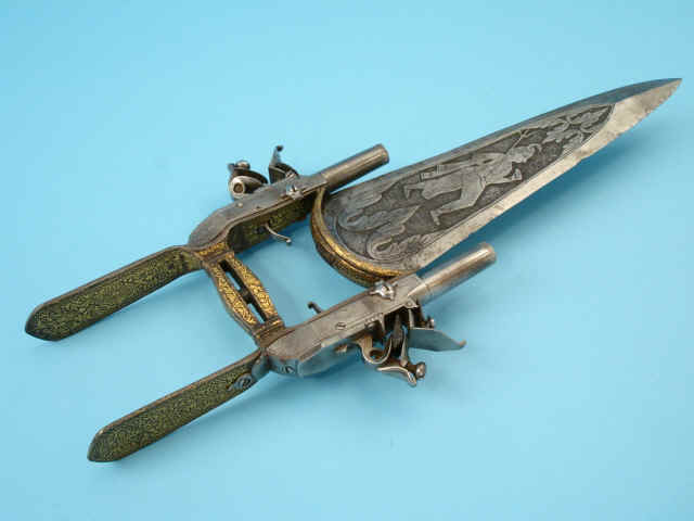 Firearms History, Technology & Development: Combined Firearms: Daggers