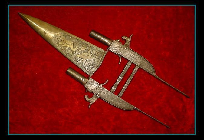 Firearms History, Technology & Development: Combined Firearms: Daggers