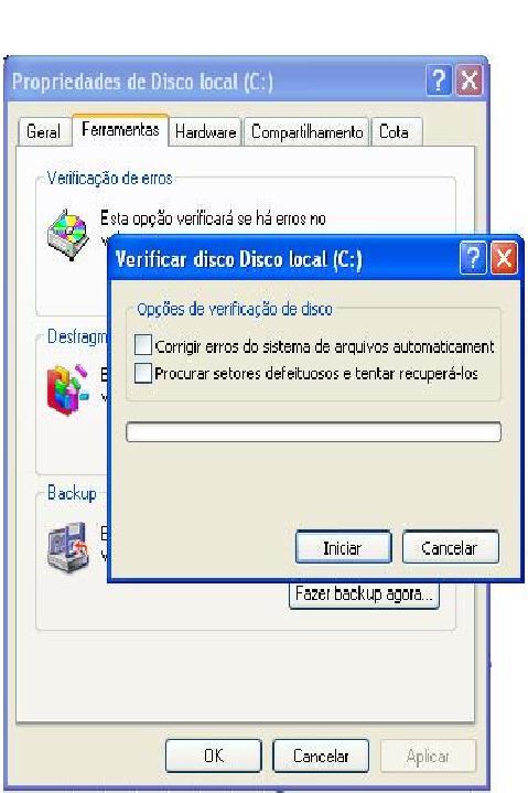 Suporte e Treinamento: Entendo o Scandisk - Verificação de Erros