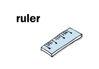 joy clip art: ruler - flashcard, free clicpart,free image