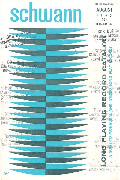 ALL MY EYES: Schwann Catalog Covers