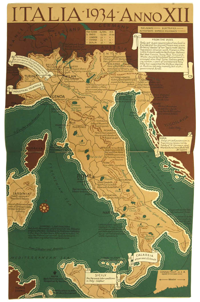 ALL MY EYES: Fortune's 1934 Map of Italy