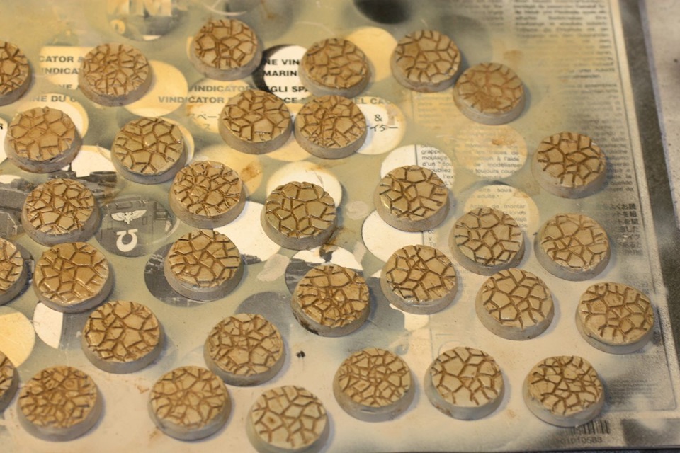 40k Hobby Blog: Tutorial: Easy Press Mold For Basing