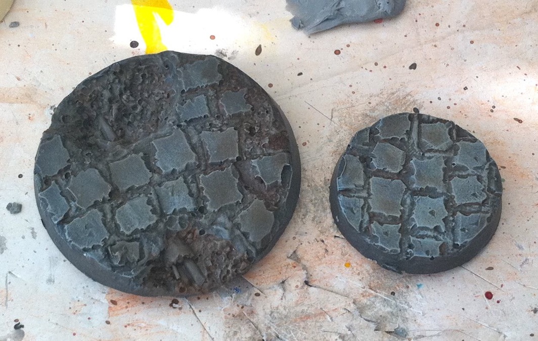 40k Hobby Blog: More Home Made Resin Bases