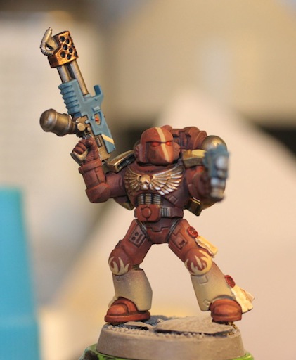 40k Hobby Blog: Badab War Fire Hawk Test Mini