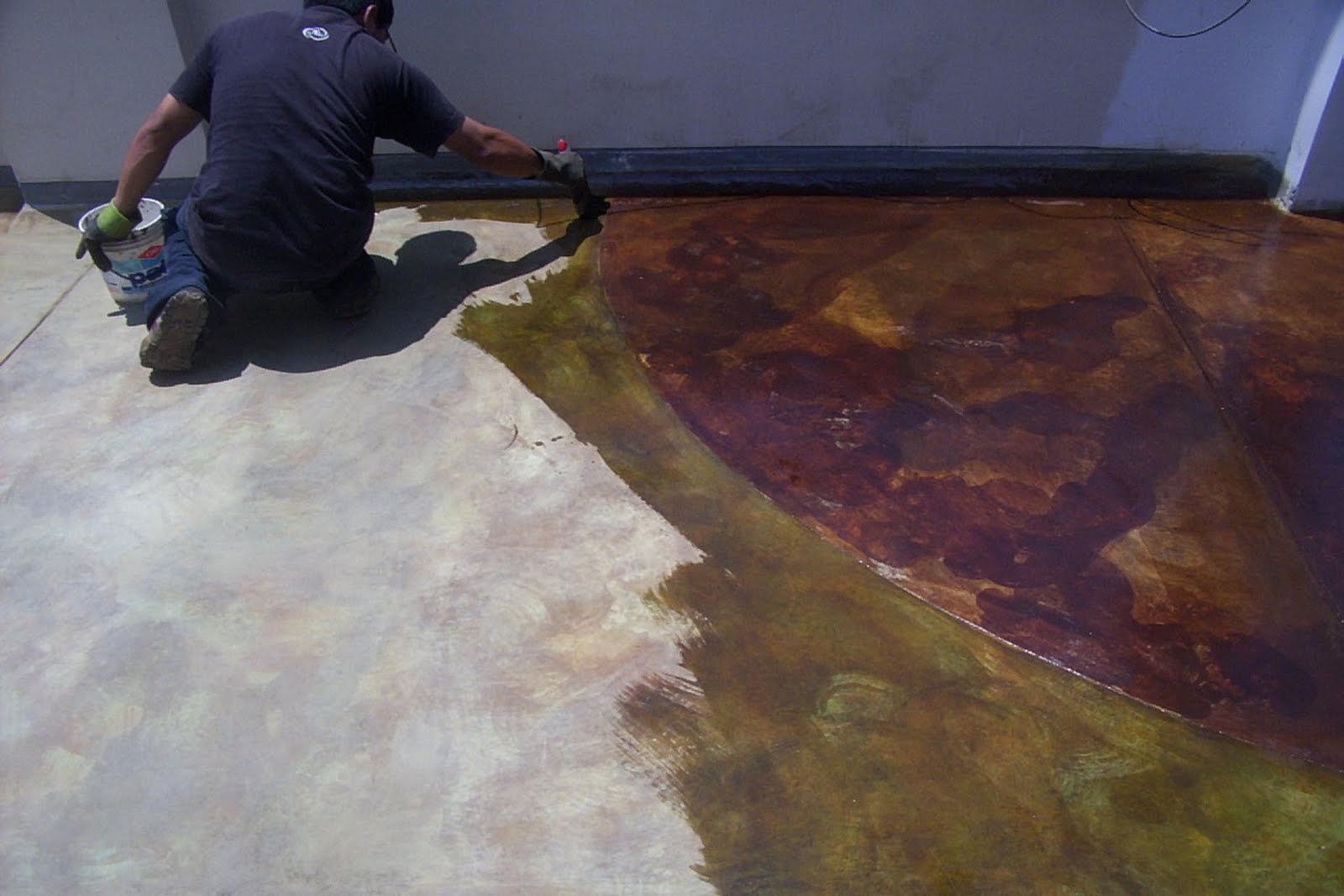 Proceso de Aplicación de Stain Crete