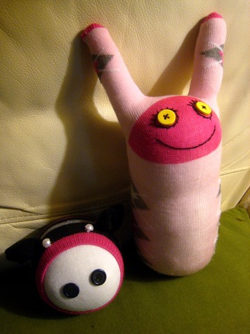 Crafts by Spring: Sock Stuffed Animals