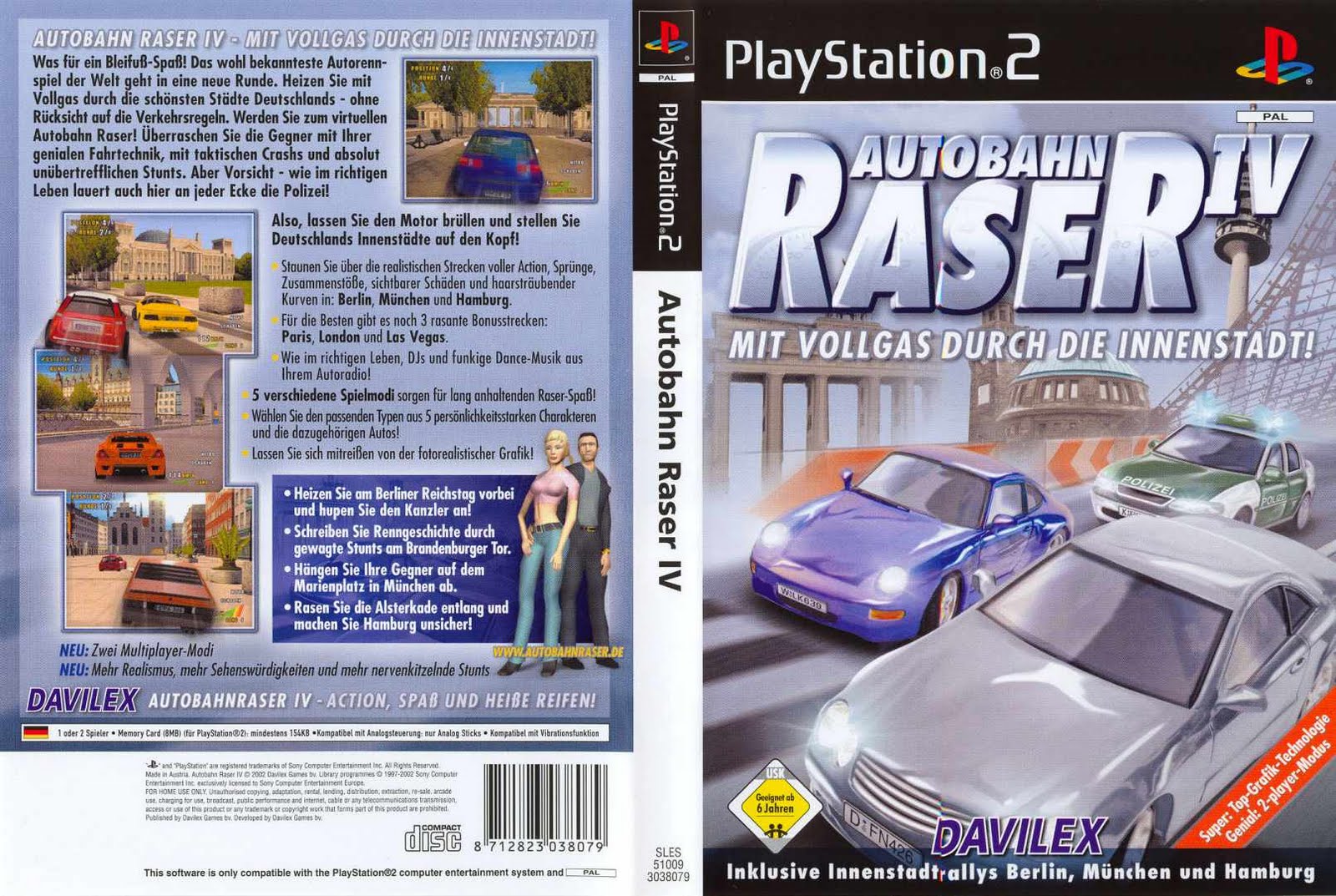 Capas Filmes: Autobahn Raser IV