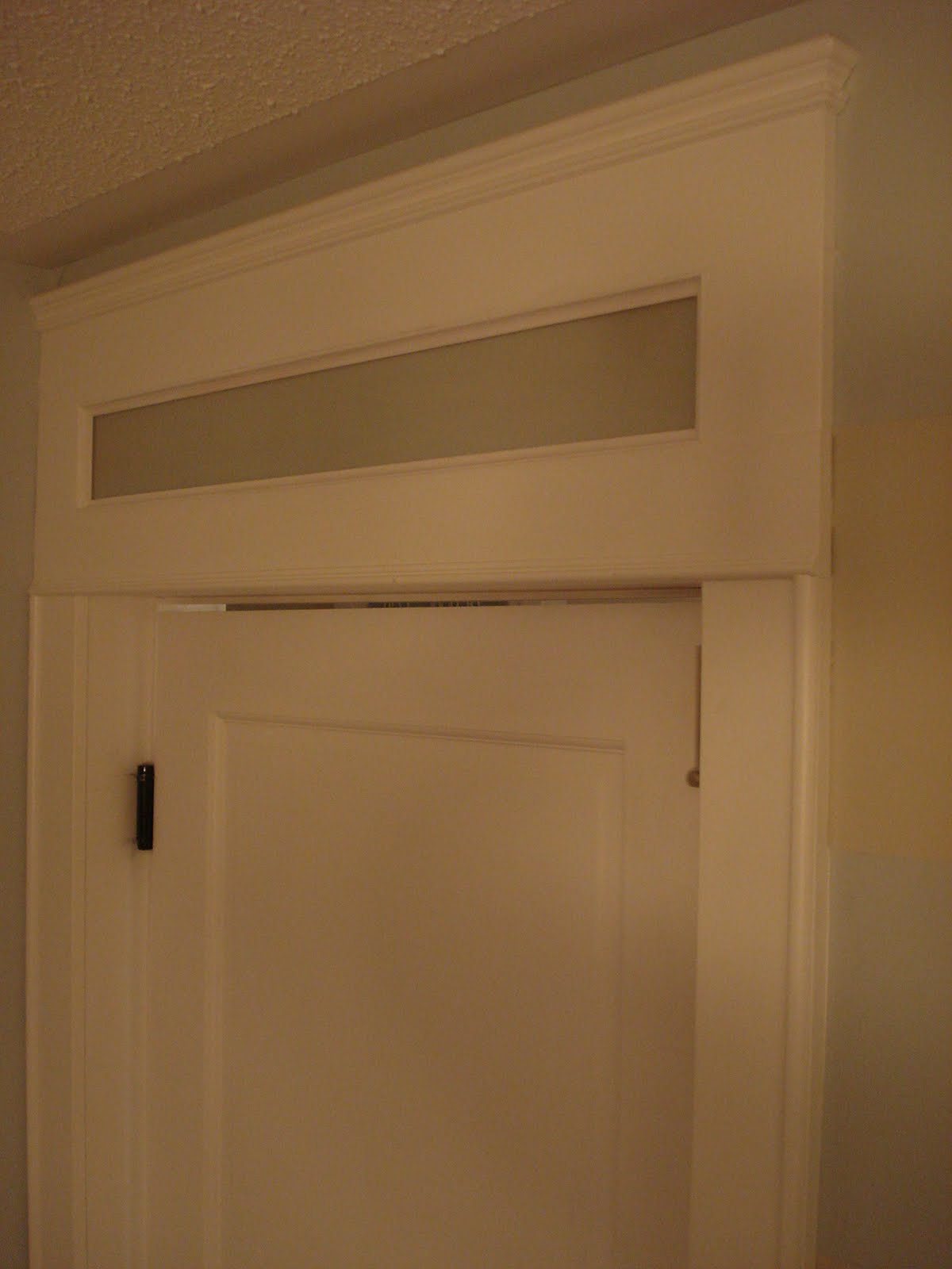 White Wood : Putting in a transom , finally