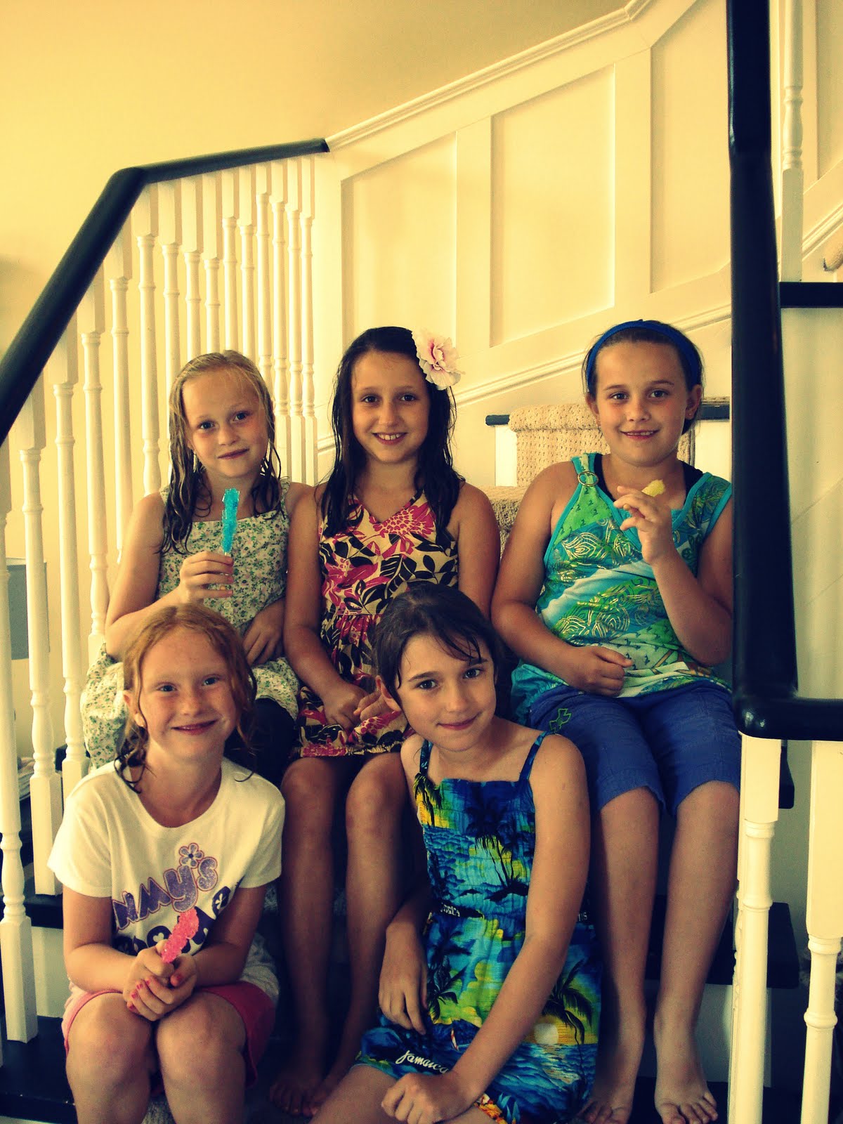 White Wood : Aloha from Sophie's 9th Birthday Party