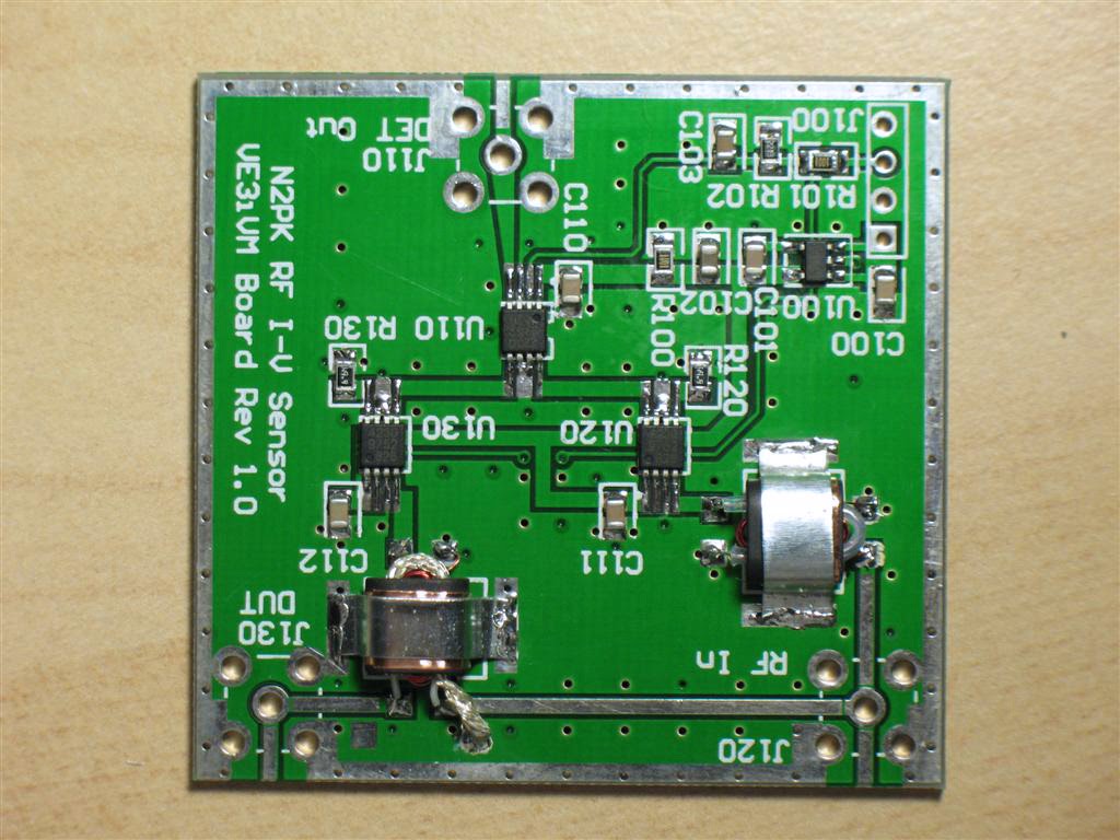 AE1S Science and Engineering Blog: N2PK VNA - RF-IV sensor PCB