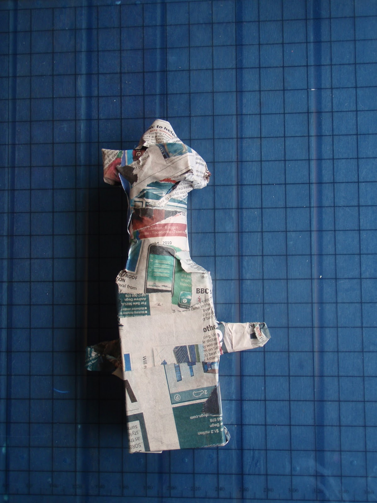 Little Cricket: Paper Mache Robot