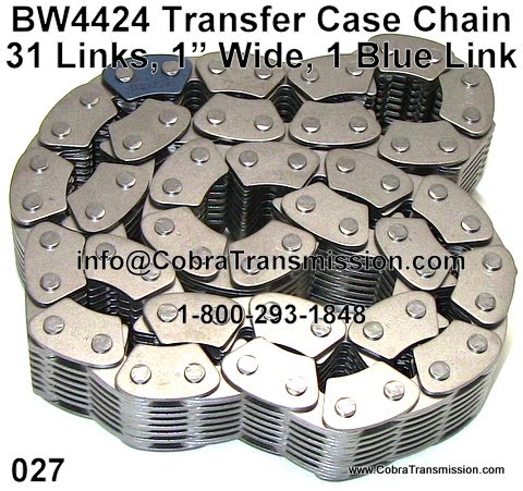Cobra Transmission Parts 1-800-293-1848: Hyundai Transfer Case Chain