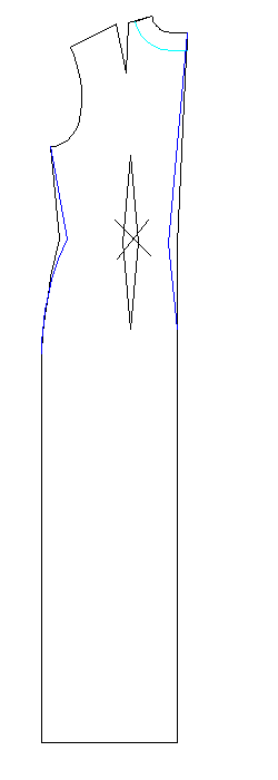 Tipare de croitorie: Tipar rochie cu cravata