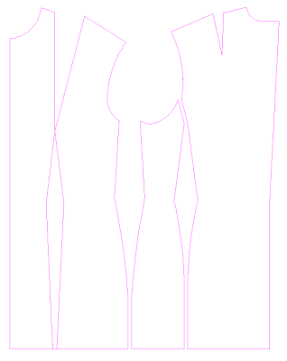 Tipare de croitorie: Tiparul de baza pentru jacheta (sacou)si pardesiu ...