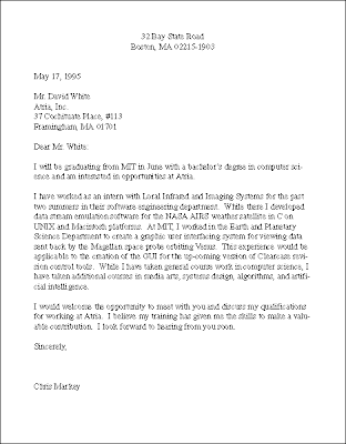 Letter Of Application: Letter Of Application As Gaeilge