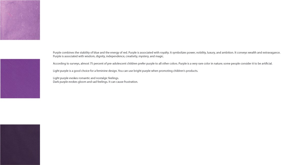 Colour slide show: Purple