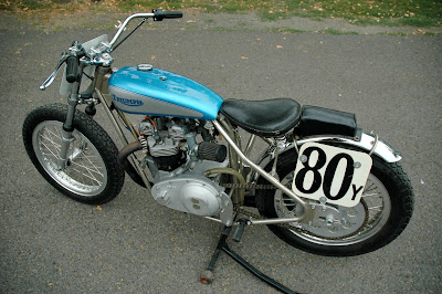 POPPA WHEELIE: Butch Cochran's Trackmaster Triumph Rigid