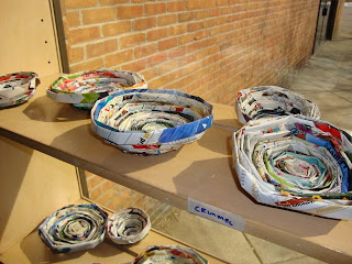 Thomas Elementary Art: 3rd Grade Recycled Magazine Bowls
