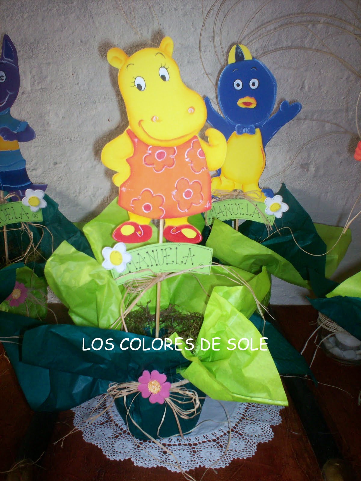 los colores de tu fiesta: LOS BACKYARDIGANS EN EL CUMPLE DE MANUELA...
