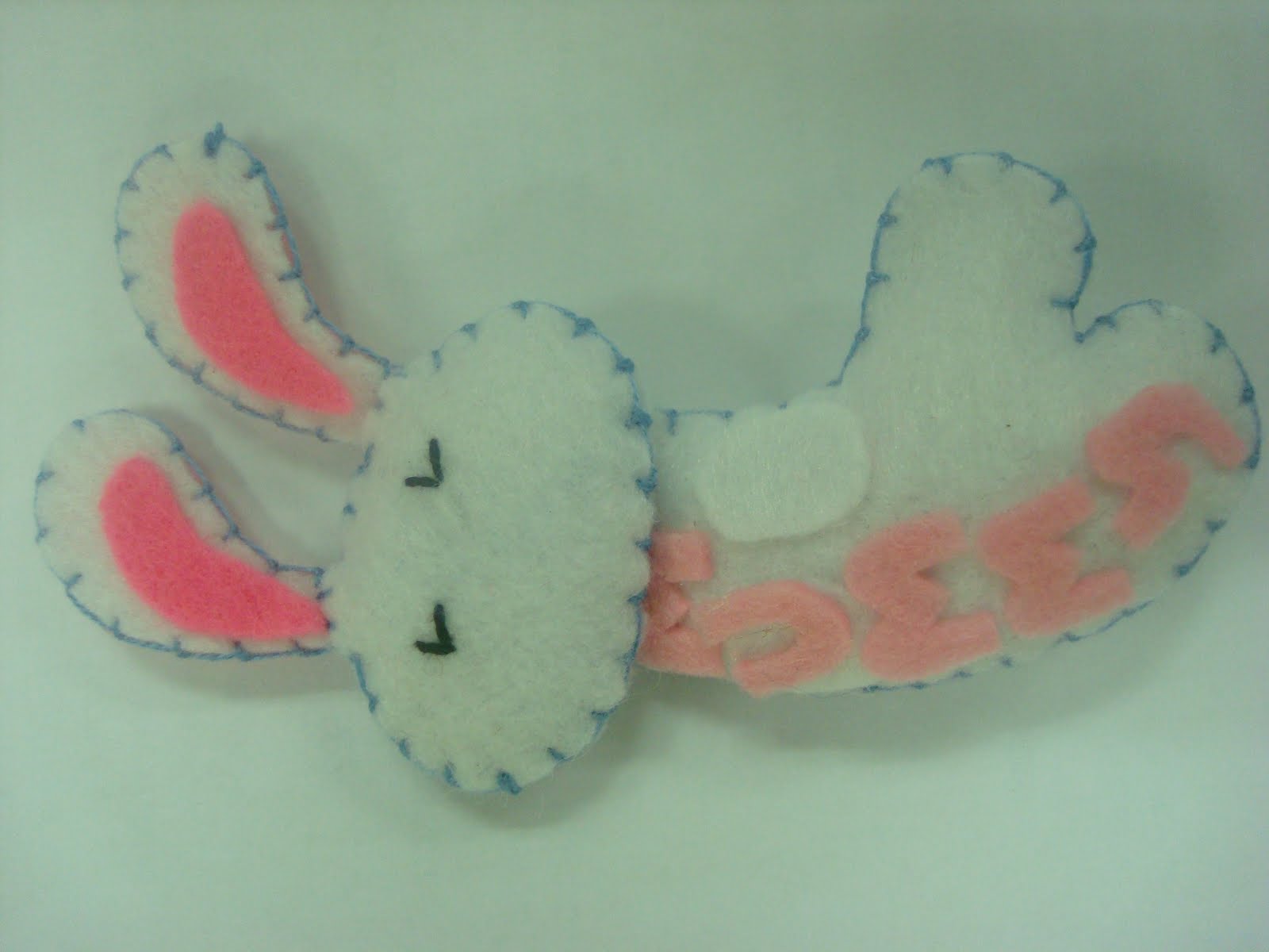 D' Jarum: Felt magnet animal with name