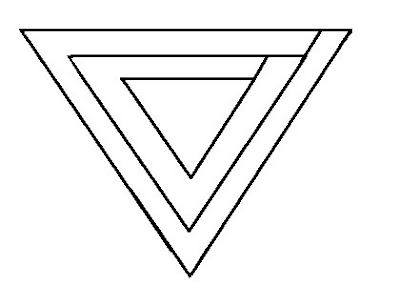 Libangbang (flying fish): how to draw an impossible triangle