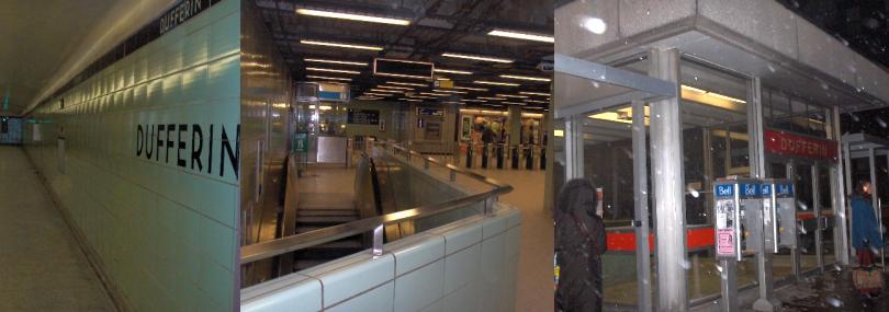 Mishy's Corner of the World: Dufferin Subway Station