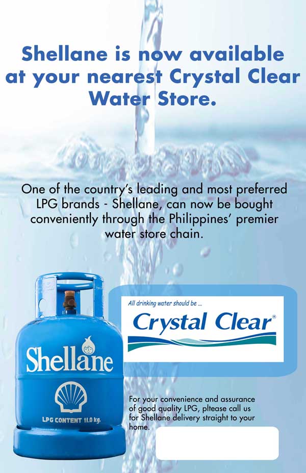 CRYSTAL CLEAR WATER: Shellane Available at Crystal Clear Water Stores