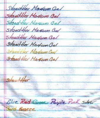 Pens And Pencils: Staedtler Maxum Gel Pens
