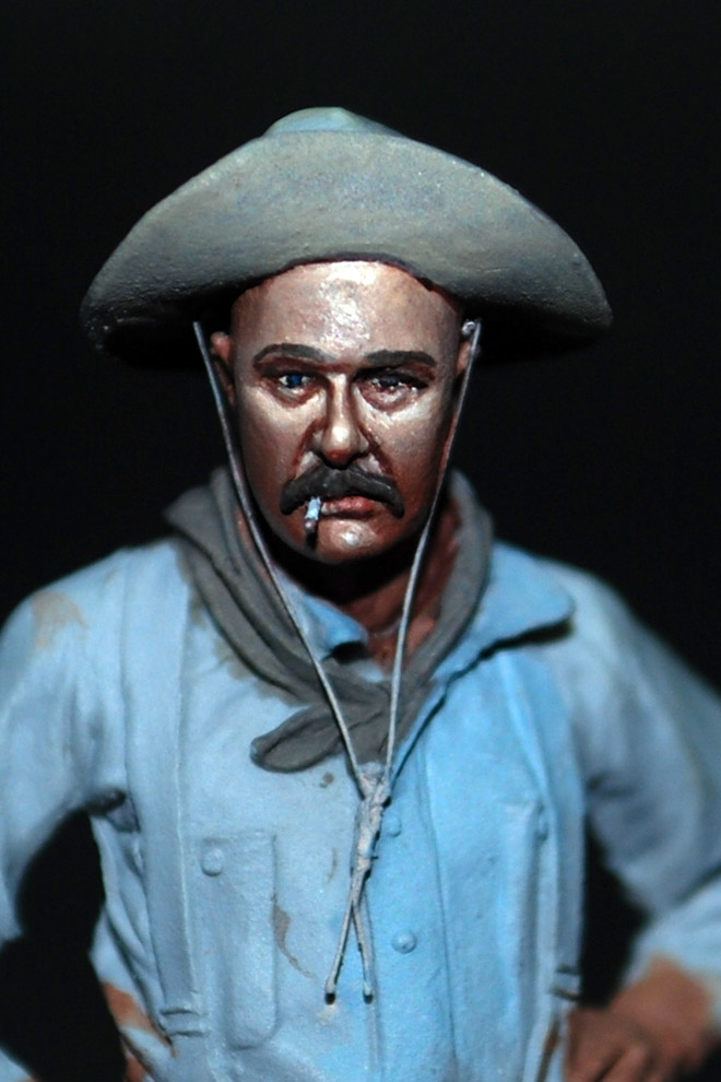 54mm Cowboy -Painting WIP- | planetFigure | Miniatures