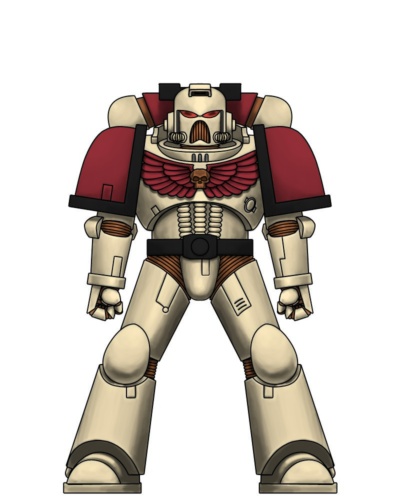 The Shiny Silver Inquisition: Another Blood Angels Color Scheme