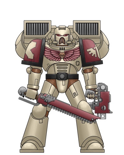 The Shiny Silver Inquisition: Another Blood Angels Color Scheme