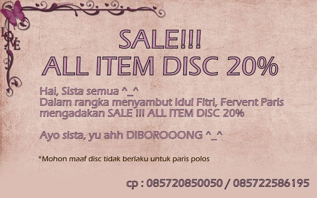 SALE !!! ALL ITEM DISC 20% - HIJAB STYLE