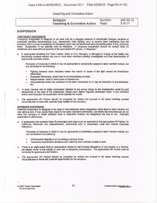 1) Target Corrective Action Guidelines 2) AP Directives: 1) Coaching ...