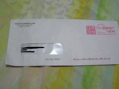ClickersWorld: My First Clickbank Check